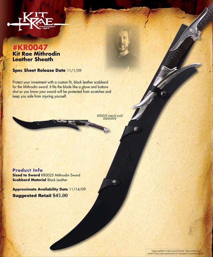 Kit Rae scabbards and displays