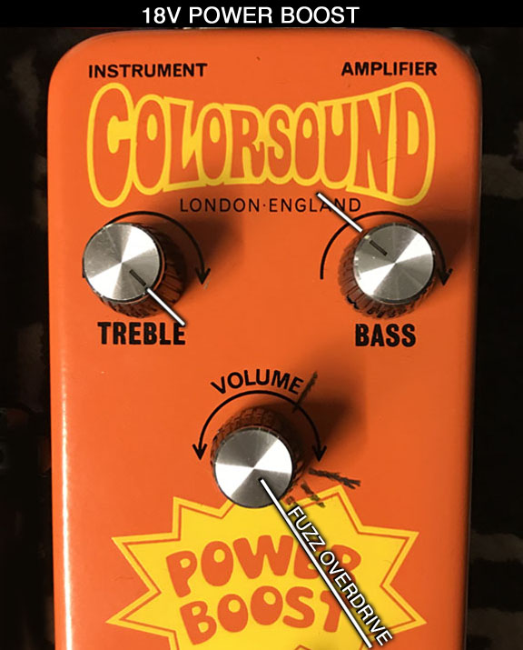 Colorsound Overdriver and Power Boost