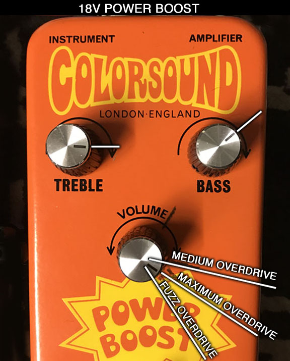 Colorsound Overdriver and Power Boost
