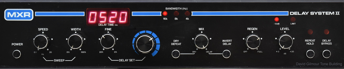 David Gilmour Delay / Echo